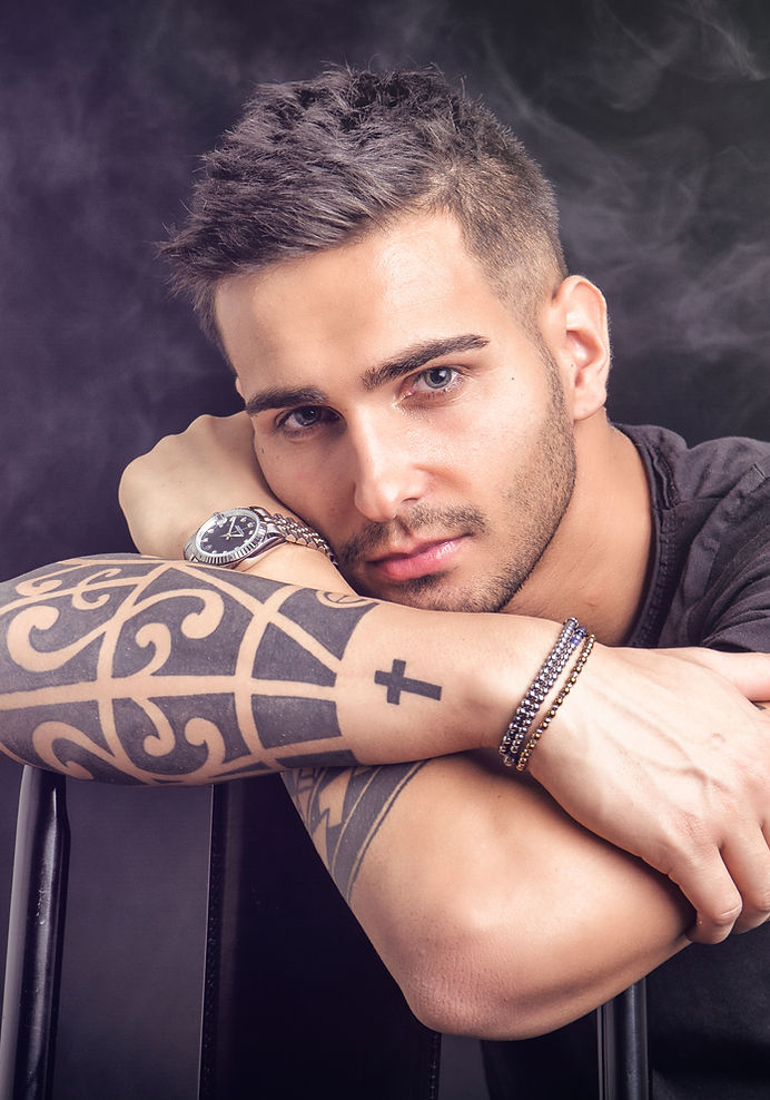tattooed eyebrows men