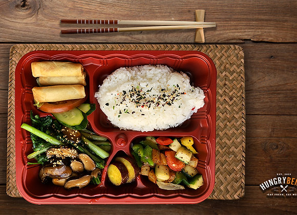ASIAN BENTO SIGNATURE 5 (Vegetarian Bento) | HungryBento