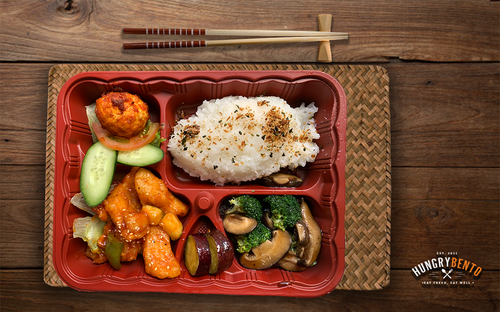 ASIAN BENTO SIGNATURE 2 (Sweet and Sour Fish) | HungryBento