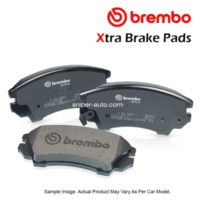 Volvo S80 D5 with EPB (2006 Onwards)- Brembo XTRA Brake Pads (Front ...