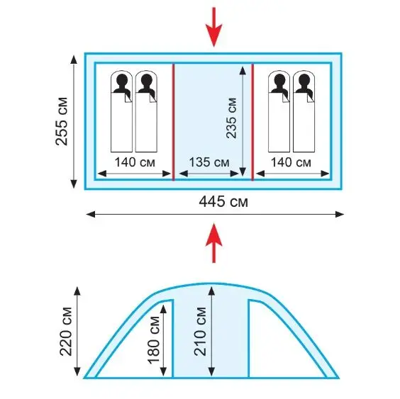 Намет Tramp Eagle 4 (v2) | UTO