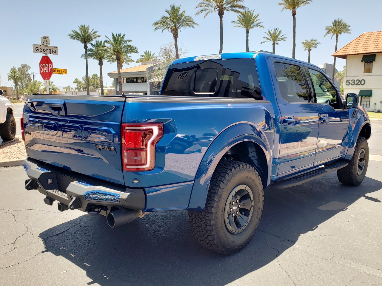 2018 Ford Raptor Blue