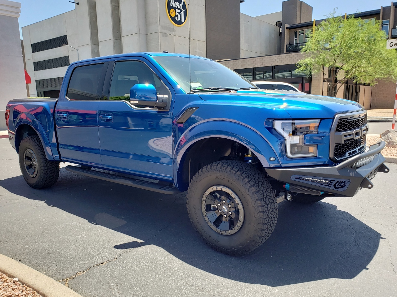 2018 Ford Raptor Blue