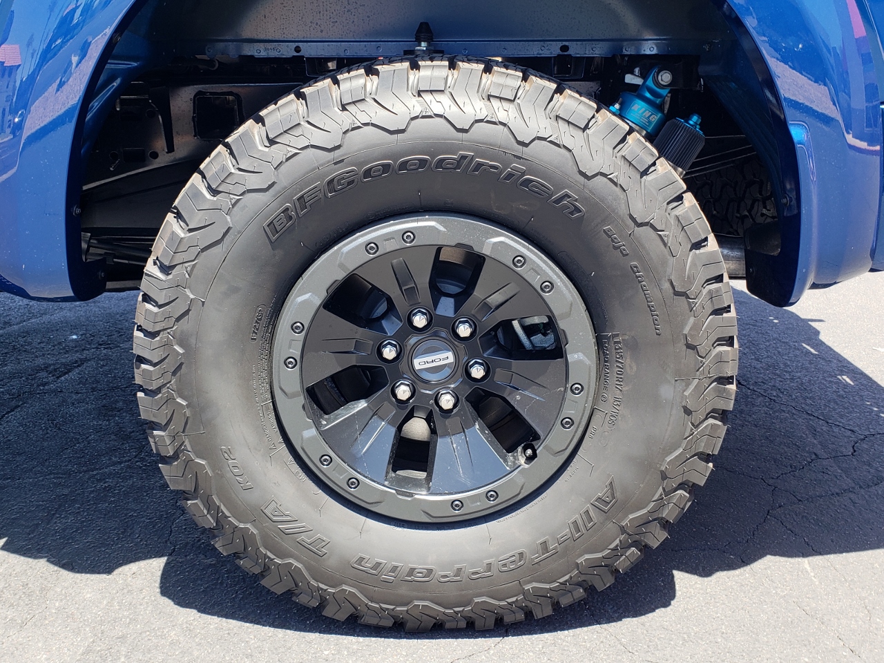 2018 Ford Raptor Blue
