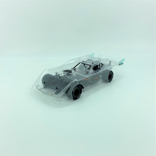 1RC Racing 1/18 Late Model, Clear, RTR | Shaka Hobbies