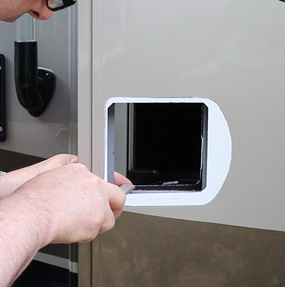 Keyless RV Entry Door Handle Lock For Your Motorhome - RVLock Install