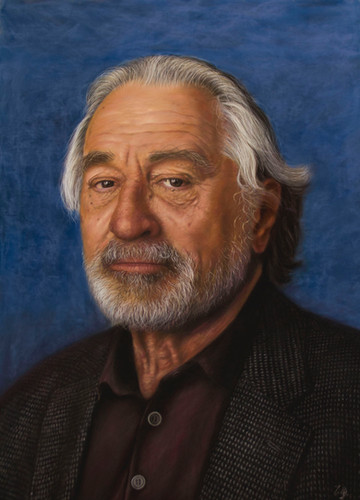 Corso ritratto Robert De Niro a Pastello | Tina Guerrisi Art