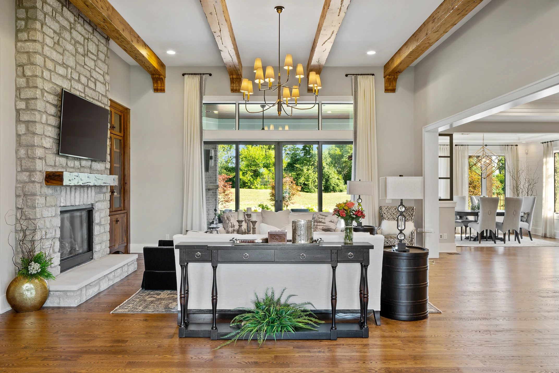 Frazier Homes | Tour Our Living Room Idea Designs