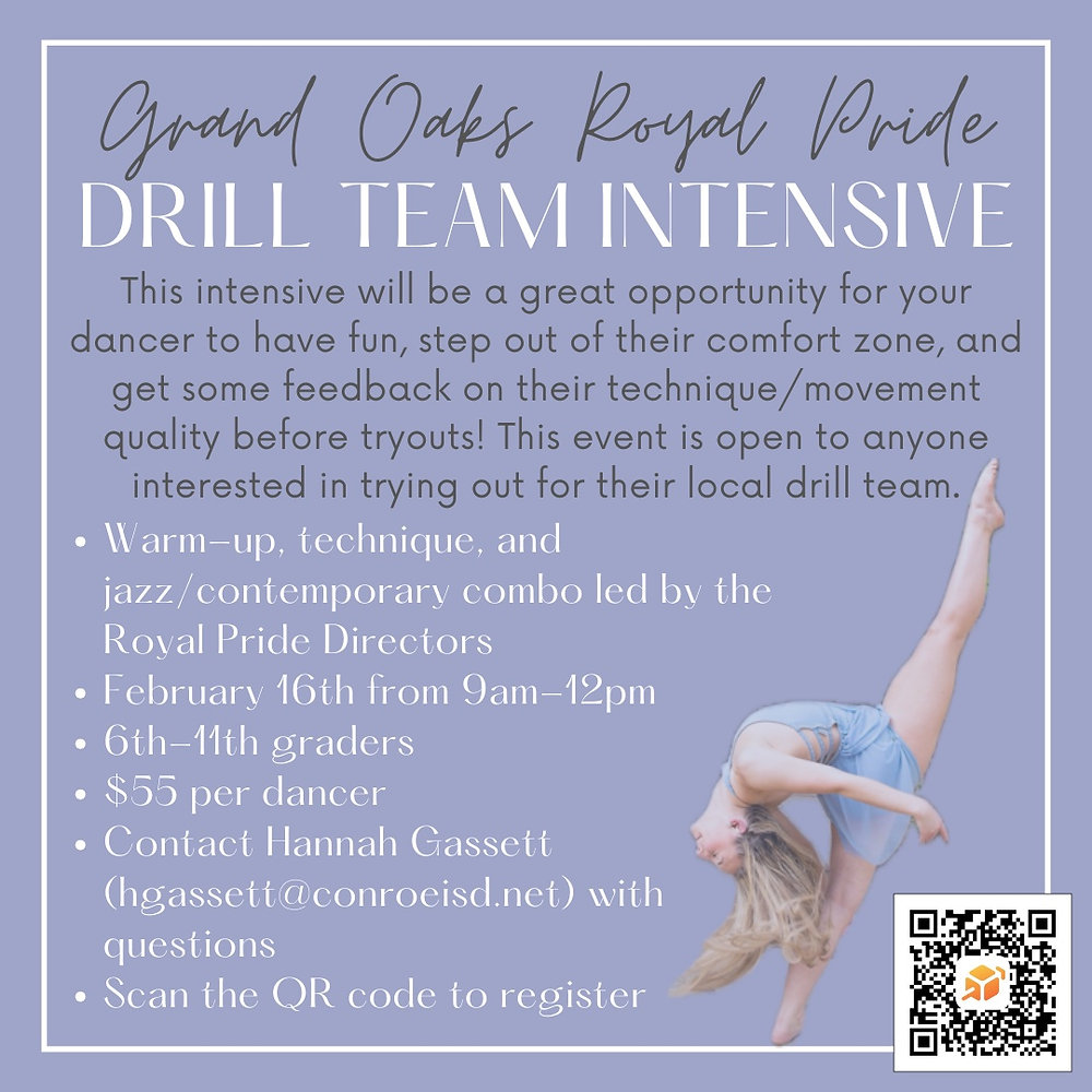 Grand Oaks Royal Pride Hosts Drill Team Intensive Workshop
