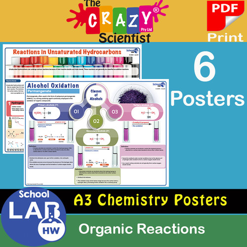 A3 HSC Chemistry M7 - Reactions of Organic Compounds | The Crazy Scientist