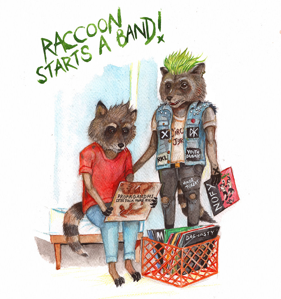 Raccoon Starts A Band