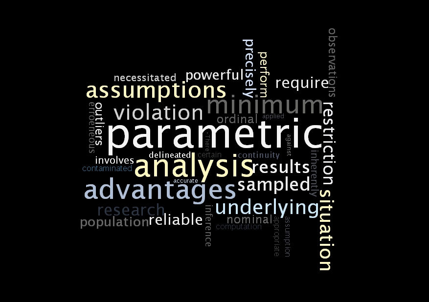 Statistical analysis: The advantages of non-parametric methods