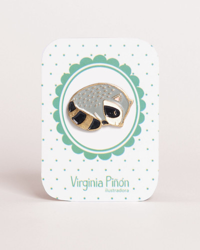 Pin Mapache | Mil & Wit Argentina