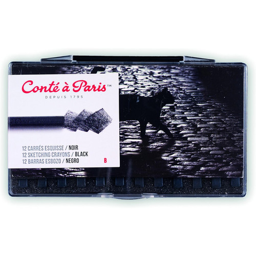 Set pasteluri Pierre Noire B Carres Conte a Paris 12 buc - Atelierul de ...