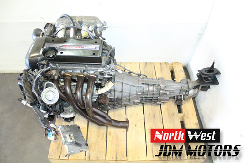 JDM Toyota Altezza 3S-GE Beams Engine 6 Speed Manual Transmission VVTI ...