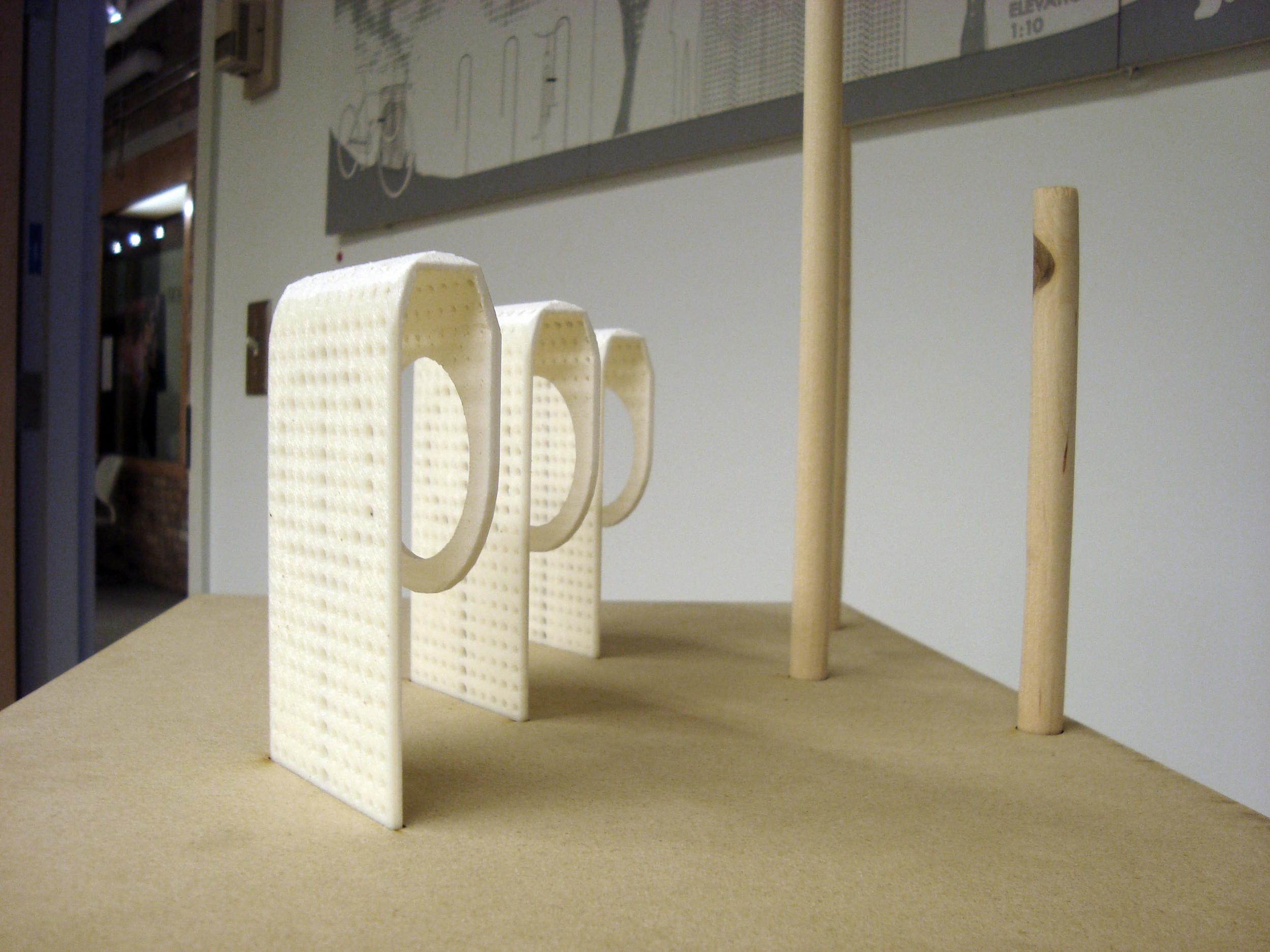 Toronto Bike Rack Inversed