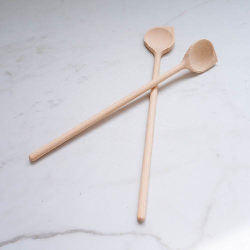 Pointed Wooden Scraper Spoon - 35cm | thesundaysociety
