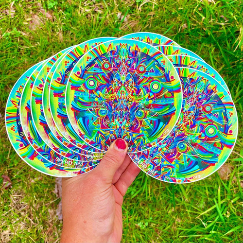 “Cinq” Jumbo Stickers! | speroart