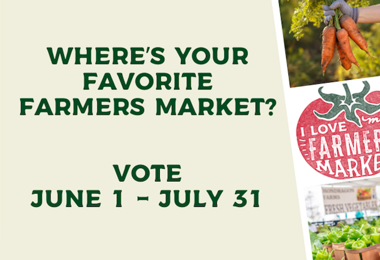 Vote for your Favorite Farmers Market