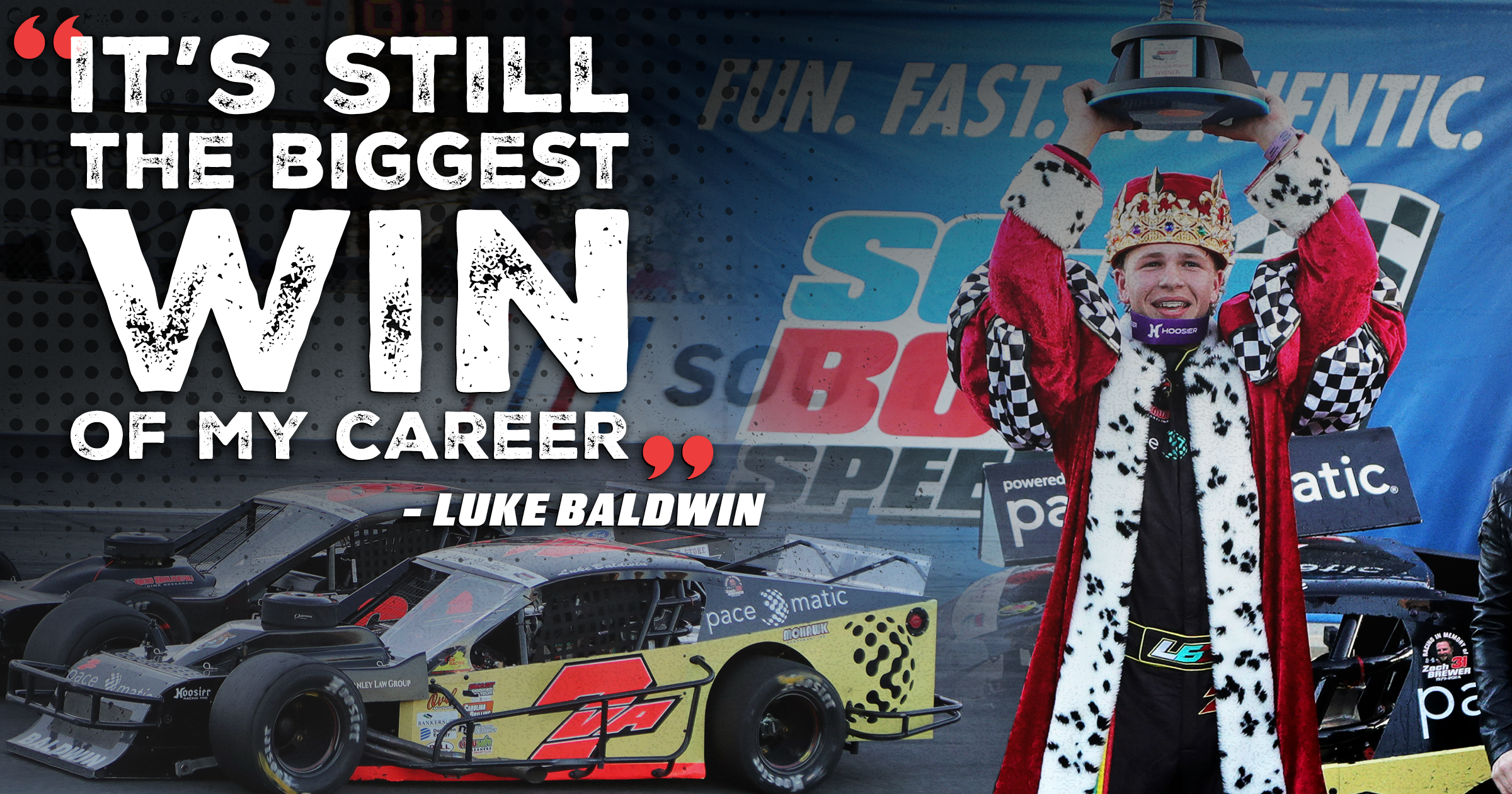 Luke Baldwin Seeking a Second King of the Modifieds Crown March 21