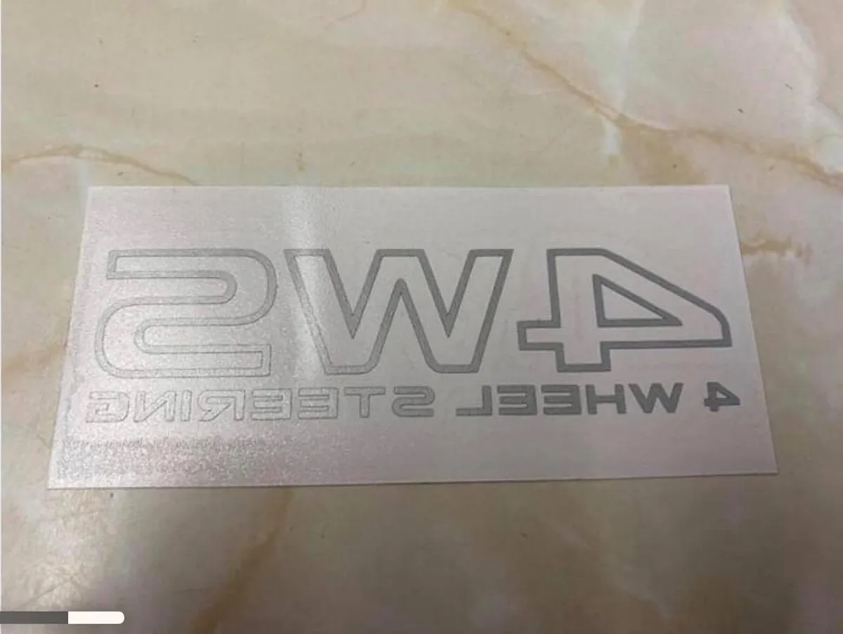 Mitsubishi Galant VR4 4WS Decal | Pink Lily Pad