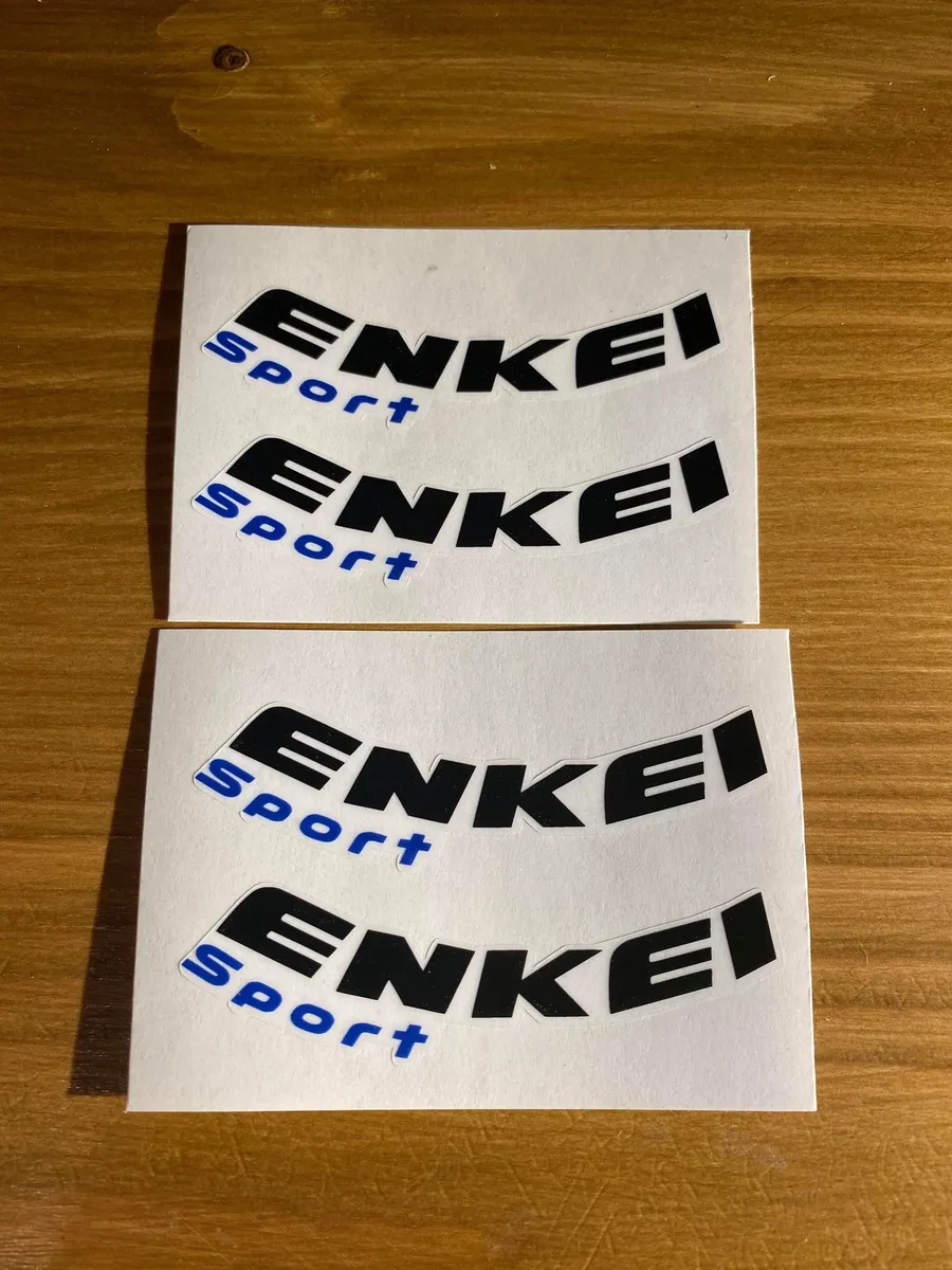 ENKEI Sport RC-T4 Alloy Wheel Decal set of 4 | Pink Lily Pad