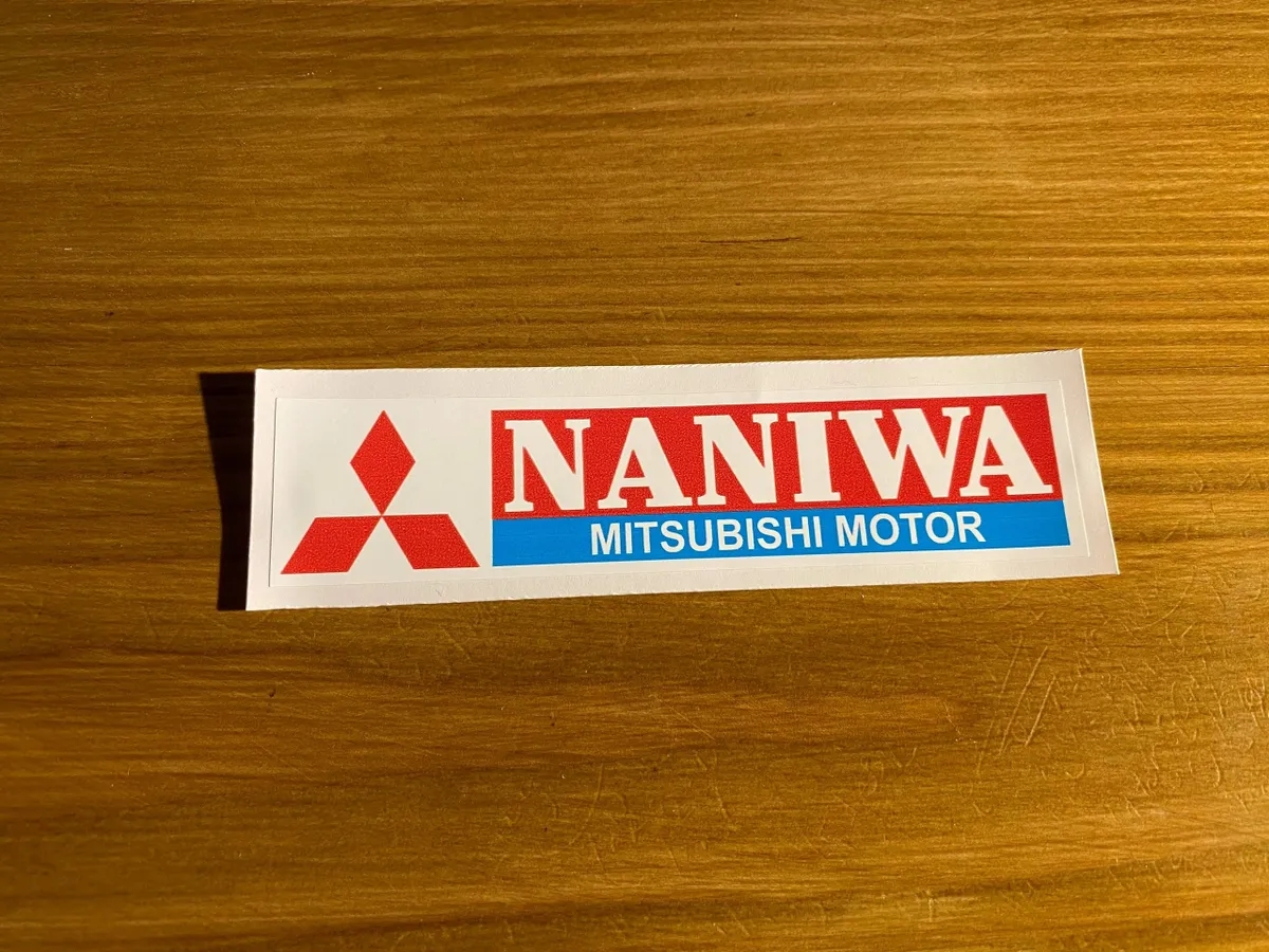 Mitsibishi JDM "Naniwa" sticker | Pink Lily Pad