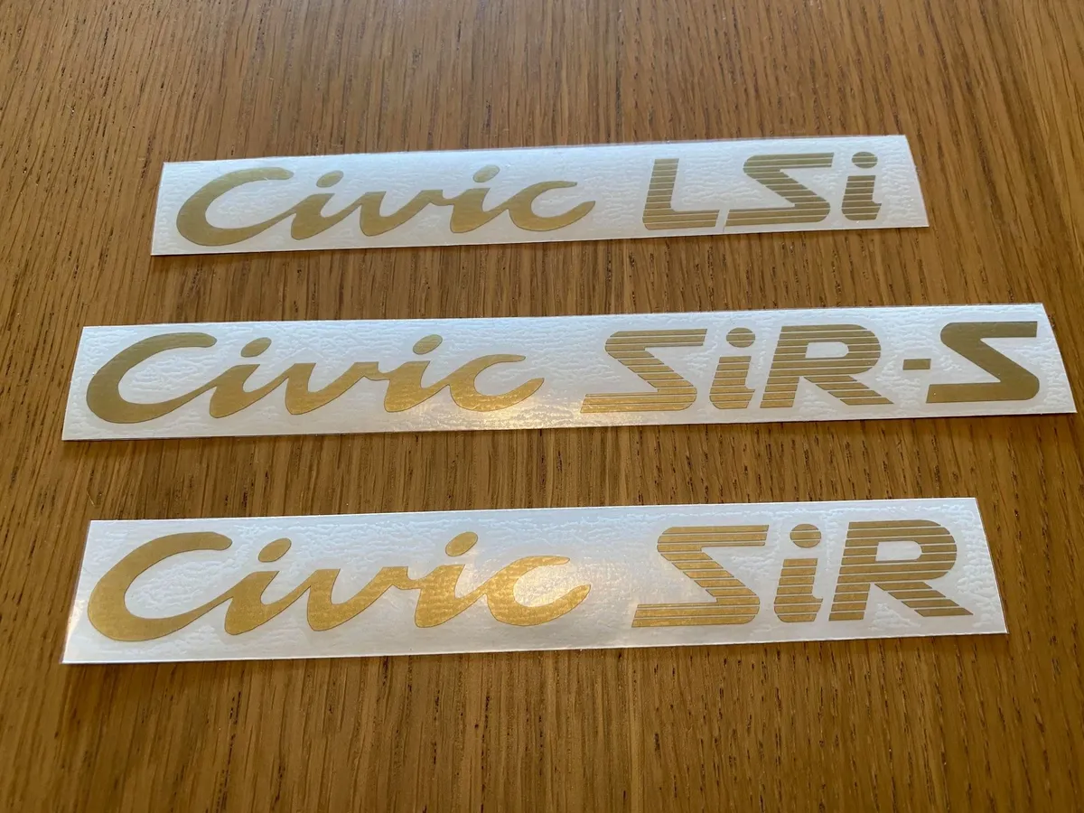 Honda Civic Decal | Pink Lily Pad