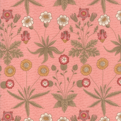 Moda Best of Morris - Spring : William Morris 'Rose' Fabric (0507 ...