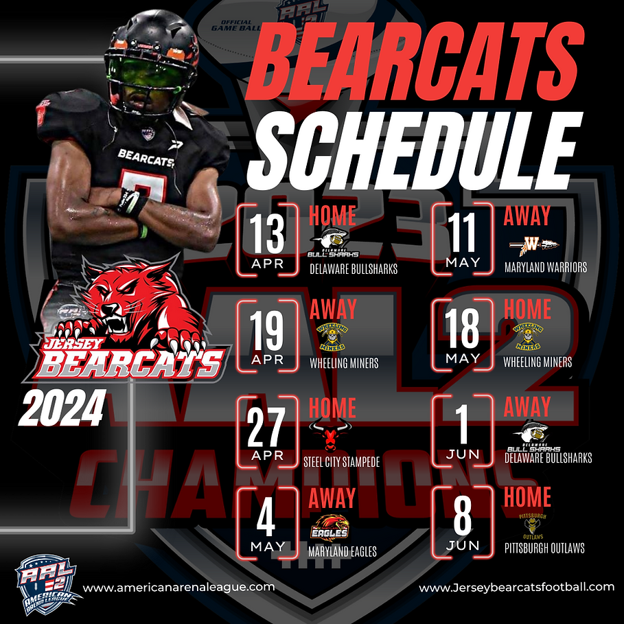 SCHEDULE | JERSEY BEARCATS