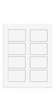 7233 - Craftiff 2x3 Inches Clear Labels