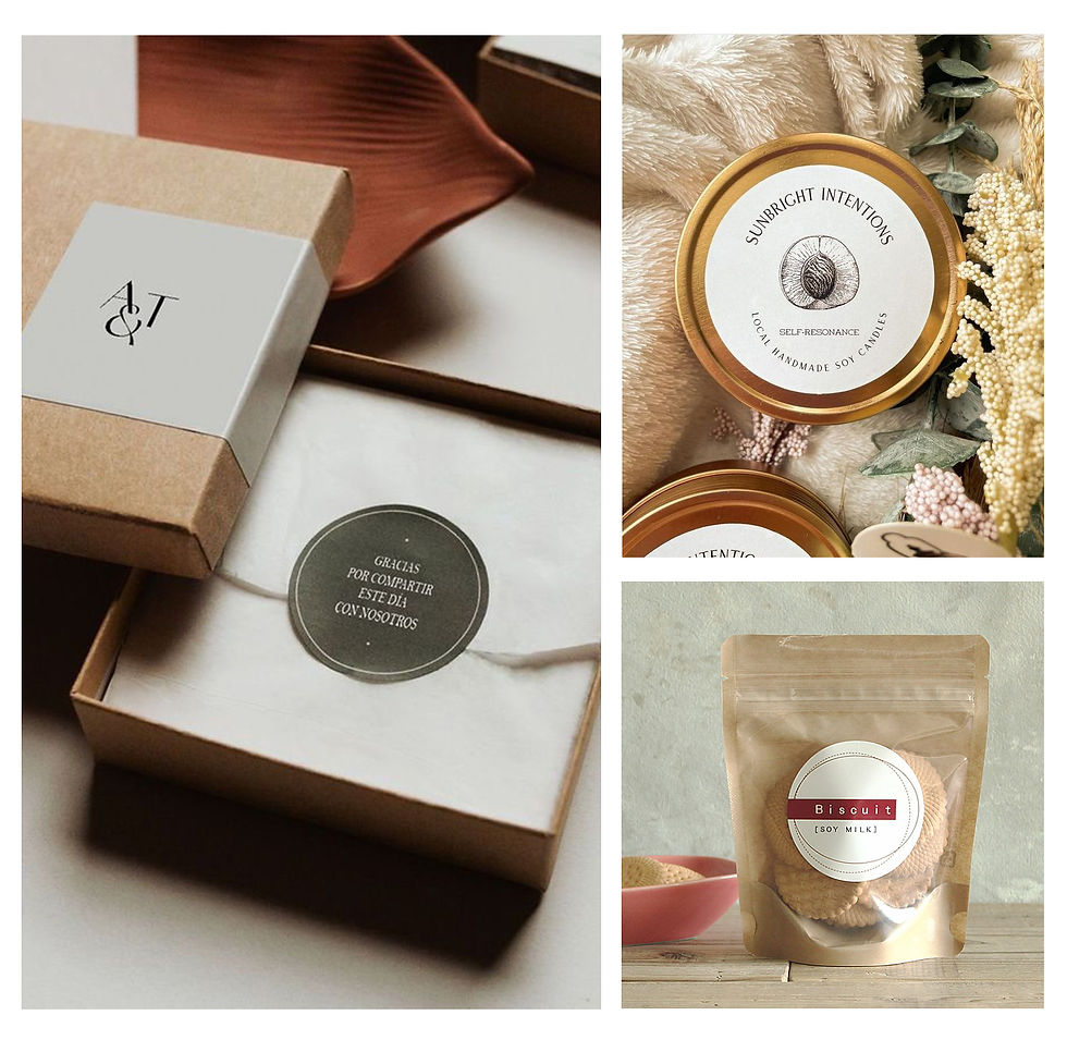 8252 - Craftiff 2.5 Inches Round Clear Labels