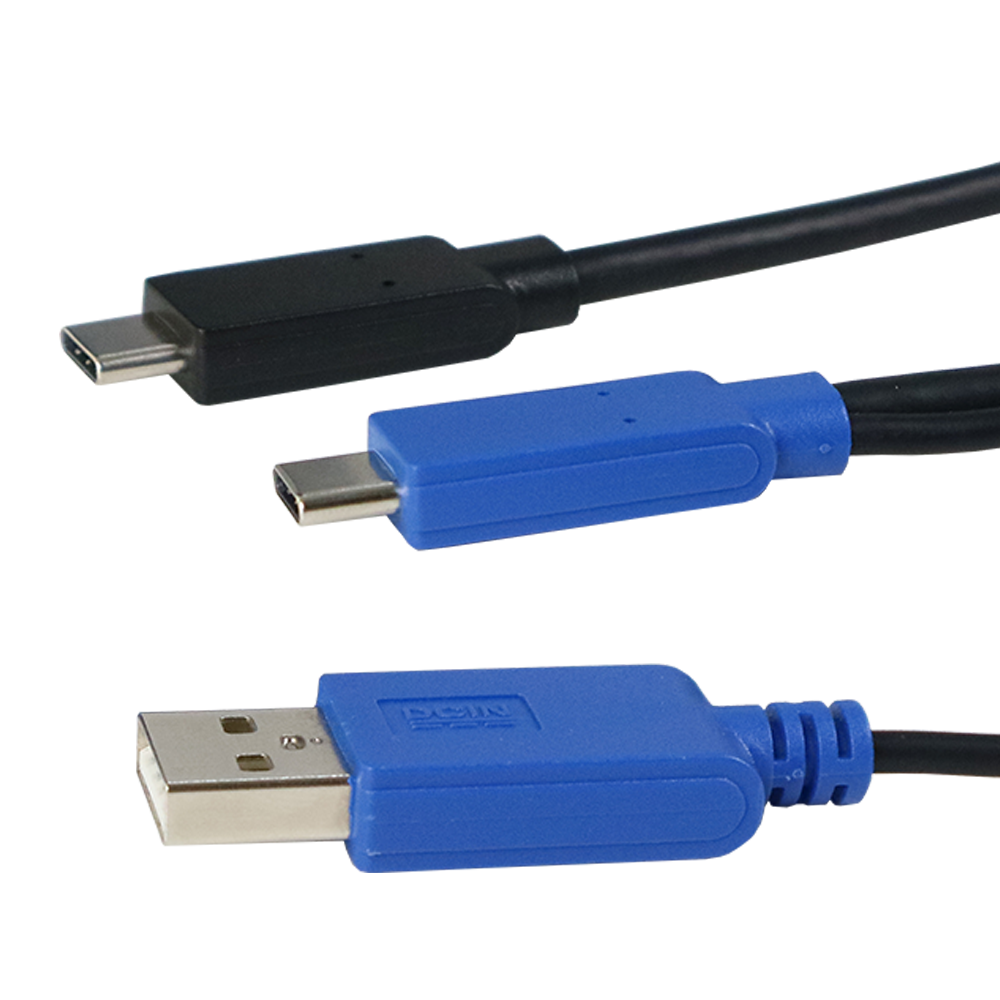 GeChic USB Type-C Video and Independent Power Y-Cable(0.5m) | icitouchtech