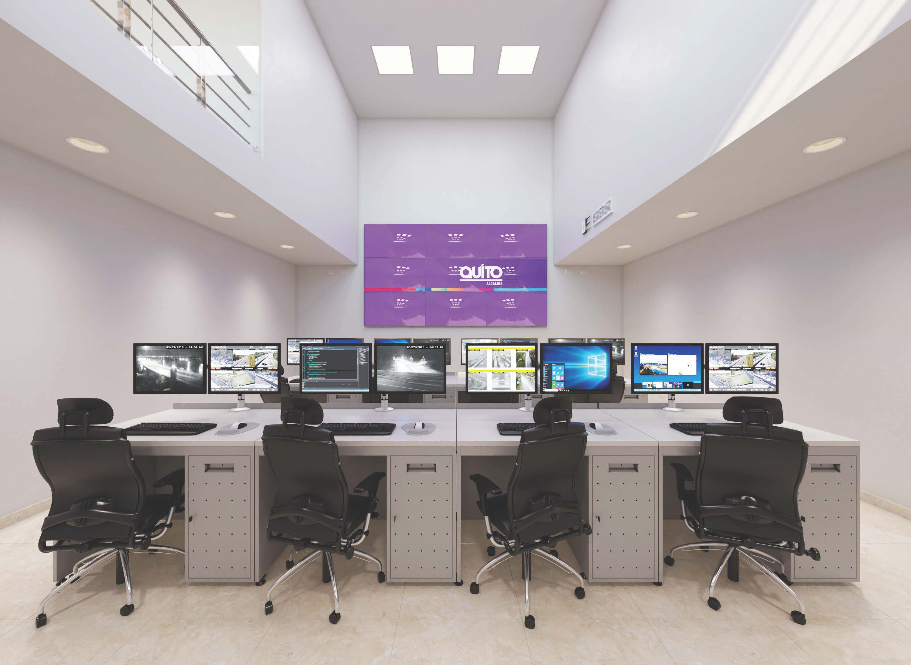 Expertos en Video Walls y Cuartos de Control MITSUBISHI SCADA- Ecuador