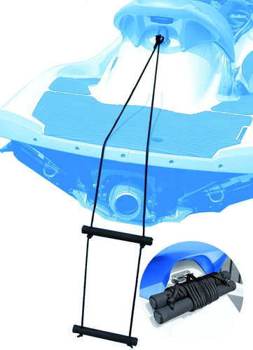 2-Rung Flexible Nylon Rope Ladder – Easy Boarding for PWC, Jet Ski ...