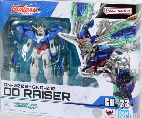 Bandai Namco - Gundam Universe GN-0000+GNR-010 00 Raiser 00 Figure ...