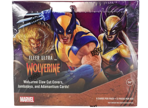 Marvel Fleer Ultra Wolverine Trading Cards Hobby Box (Upper Deck 2024 ...