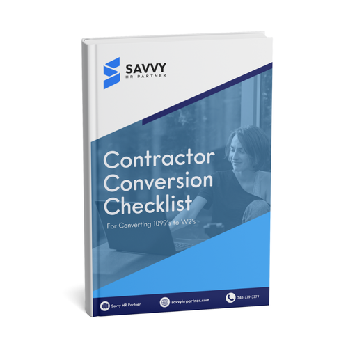Contractor Conversion Checklist | Savvy HR Partner