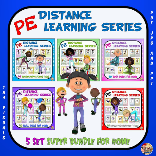 PE Distance Learning Series: 5 Set SUPER BUNDLE for Home | capnpetespowerpe