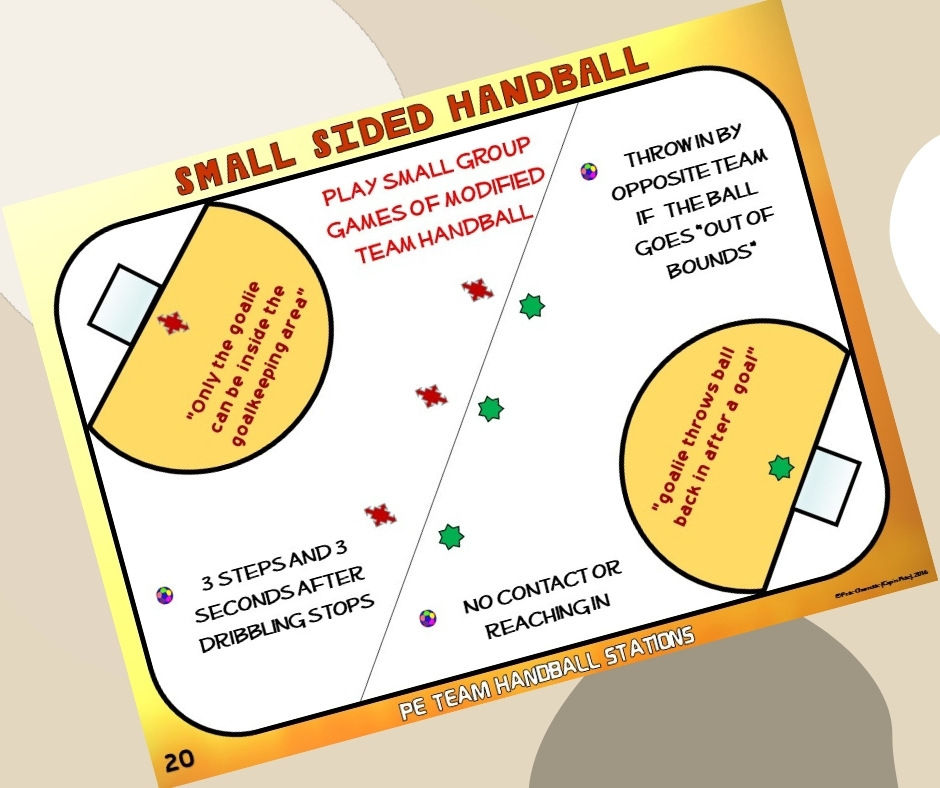 Handball Games for PE: 9 Essential Team Handball Station Activities and ...