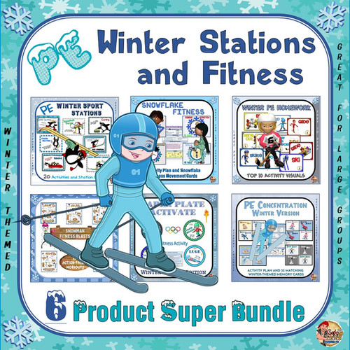 PE Winter Stations and Fitness- 6 Product Super Bundle | capnpetespowerpe