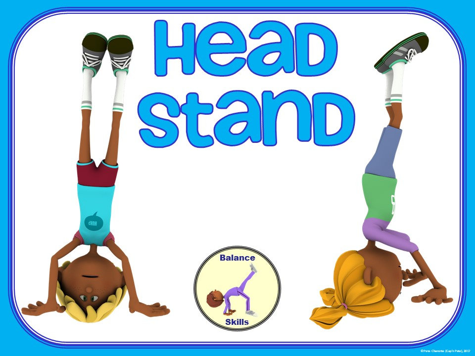 Balance Skills- Top 10 Movement Visuals- Simple Large Print Design ...