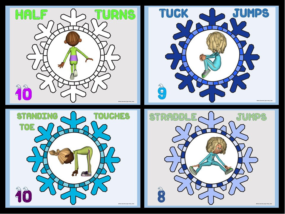Snowflake Fitness Activity Plan And Snowflake Exercise Task Cards snowflake-fitness-activity-plan-and-snowflake-exercise-task-cards