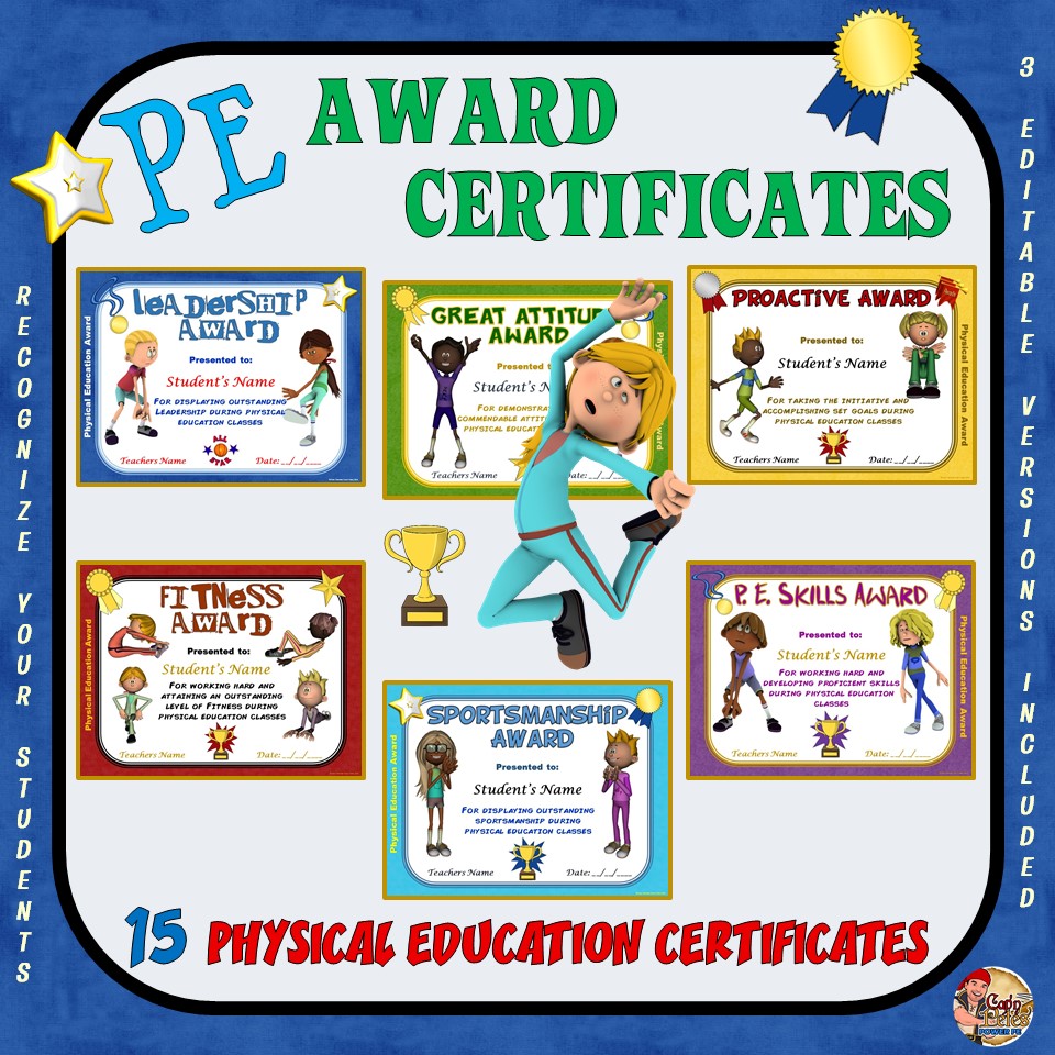 PE Certificates and Physical Education Awards: Ideas and Tips for ...