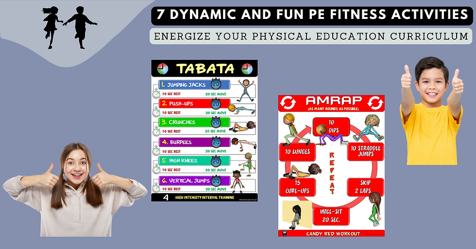 Dynamic Fitness Activities for Physical Education: 7 Fun and Engaging ...