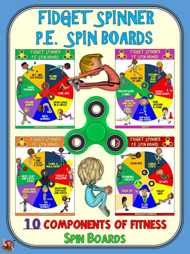 Fidget Spinner PE Spin Boards- 10 Components of Fitness Spin Boards ...