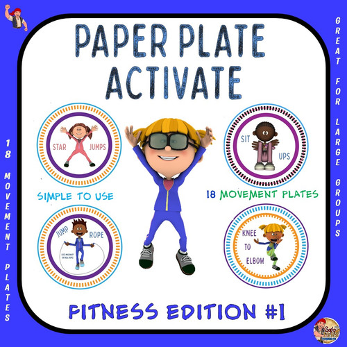Paper Plate Activate- Fitness Edition 1 | capnpetespowerpe