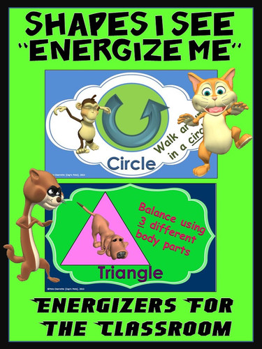 Classroom Energizers- "Shapes I See... Energize Me" | capnpetespowerpe