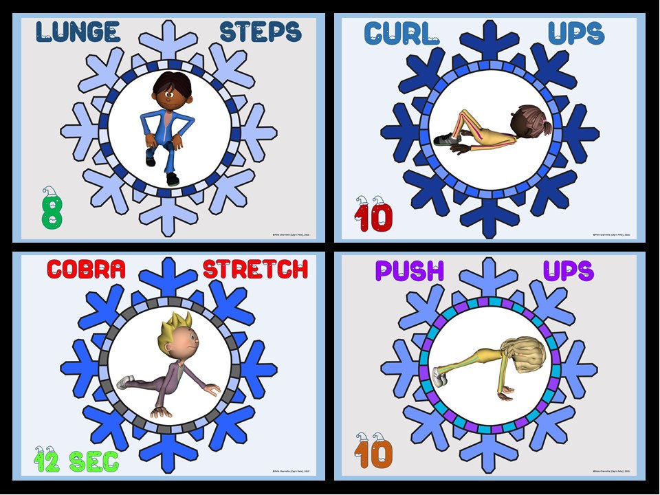 Snowflake Fitness Activity Plan And Snowflake Exercise Task Cards snowflake-fitness-activity-plan-and-snowflake-exercise-task-cards