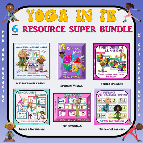YOGA in PE: 6 Resource Super Bundle | capnpetespowerpe